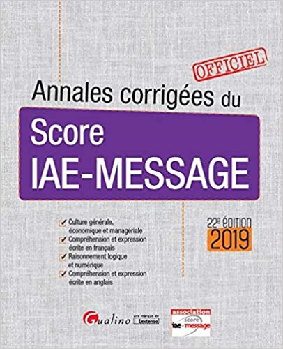 Les 5 meilleurs livres pour réussir le Score IAE Message