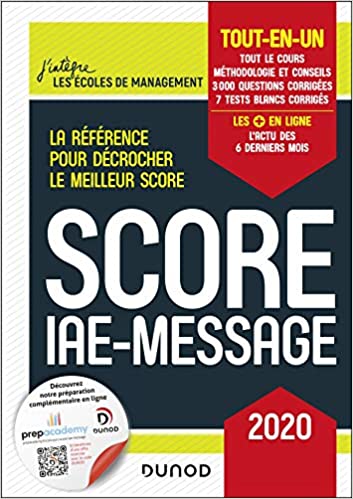 Les 5 meilleurs livres pour réussir le Score IAE Message