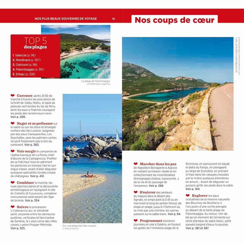 Corse : 6 super guides pour planifier son séjour sur l'île de Beauté