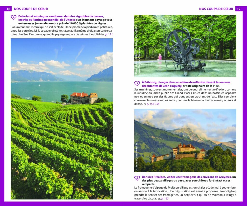 Suisse : 4 super guides pour planifier son séjour au pays du chocolat