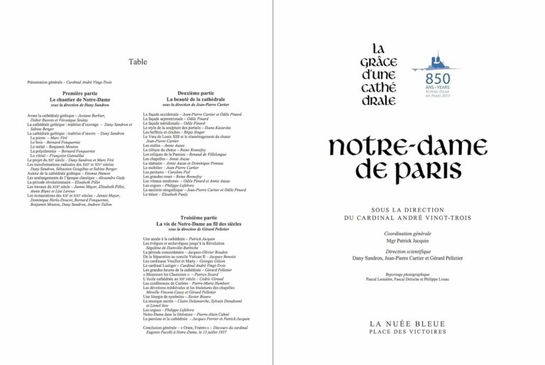 6 beaux livres sur la cathédrale Notre-Dame de Paris et son histoire