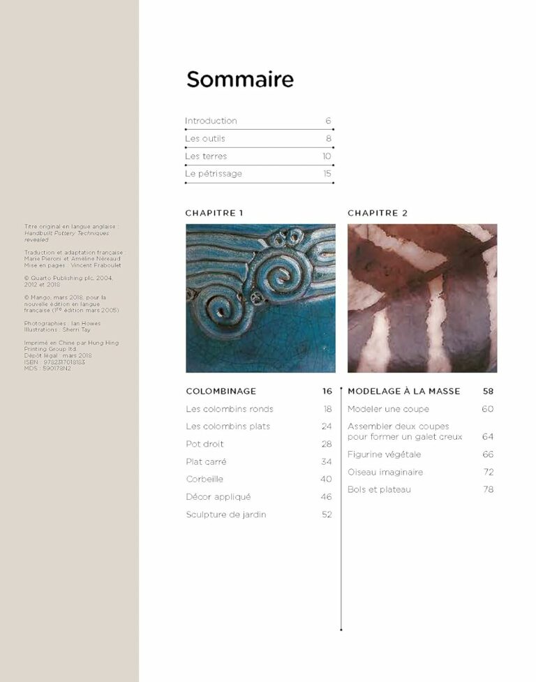 14 livres de référence pour débuter la céramique (poterie) sur de ...