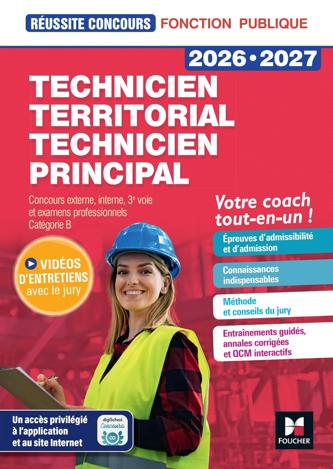 7 livres pour réussir le concours de technicien territorial